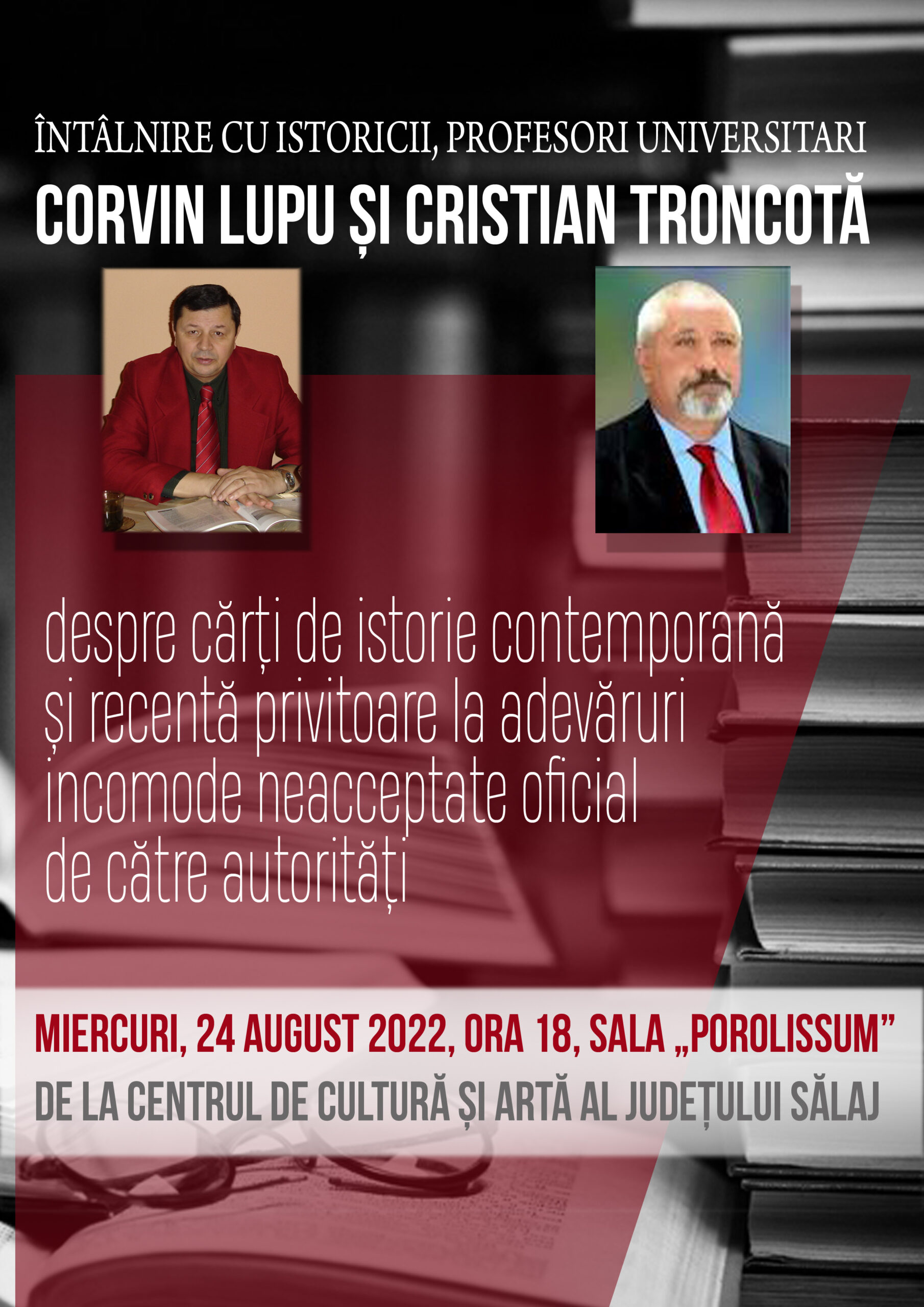 Întâlnire cu istoricii, profesori universitari Corvin Lupu și Cristian ...