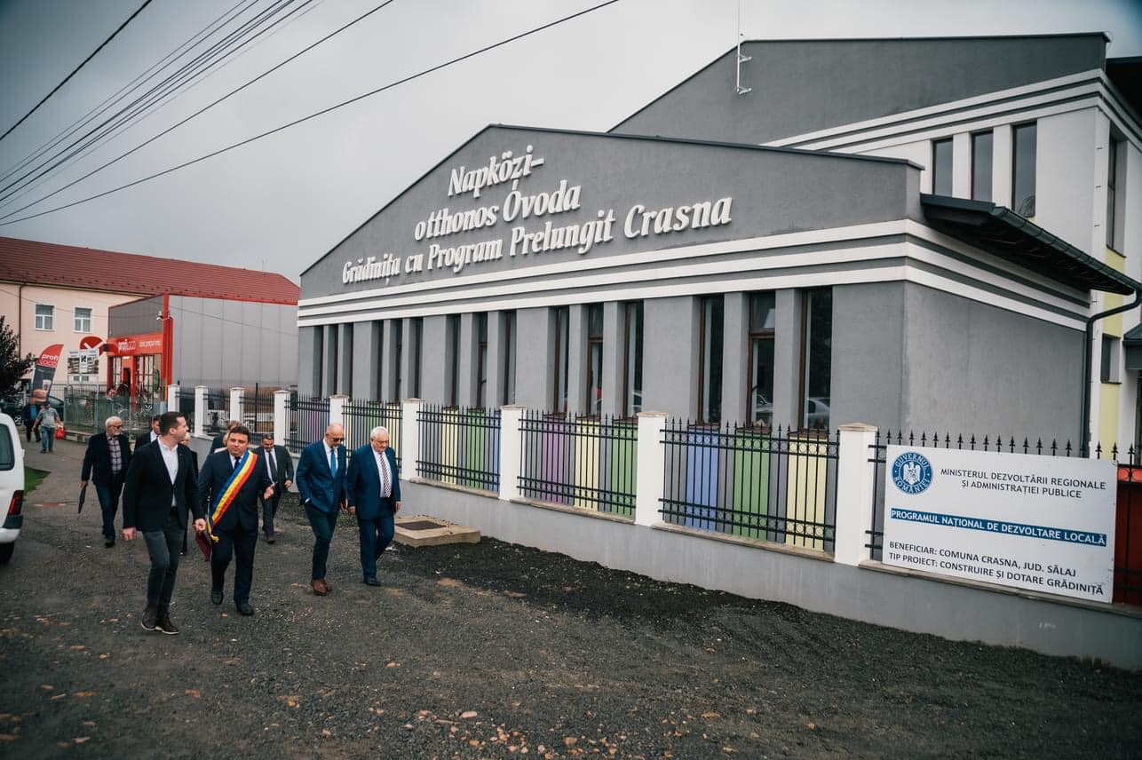 Vicepremierul Kelemen Hunor a inaugurat o grădiniță la Crasna