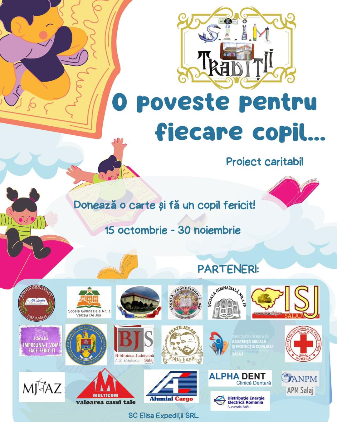 Dăruiește ”O Poveste Pentru Fiecare Copil”! Cu un gest simplu și deloc ...